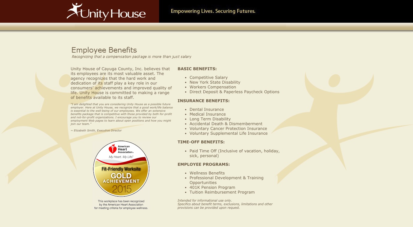 Human Resource Generalist - Auburn, NY - Unity House of Cayuga County Jobs